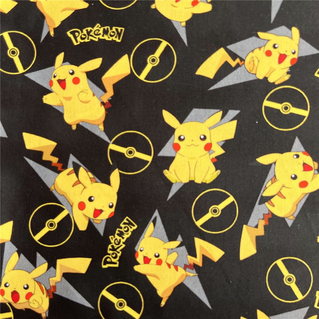 Pokemon Fabric Pocket Monster Fabrics Cotton Cartoon Fabric Sewing ...