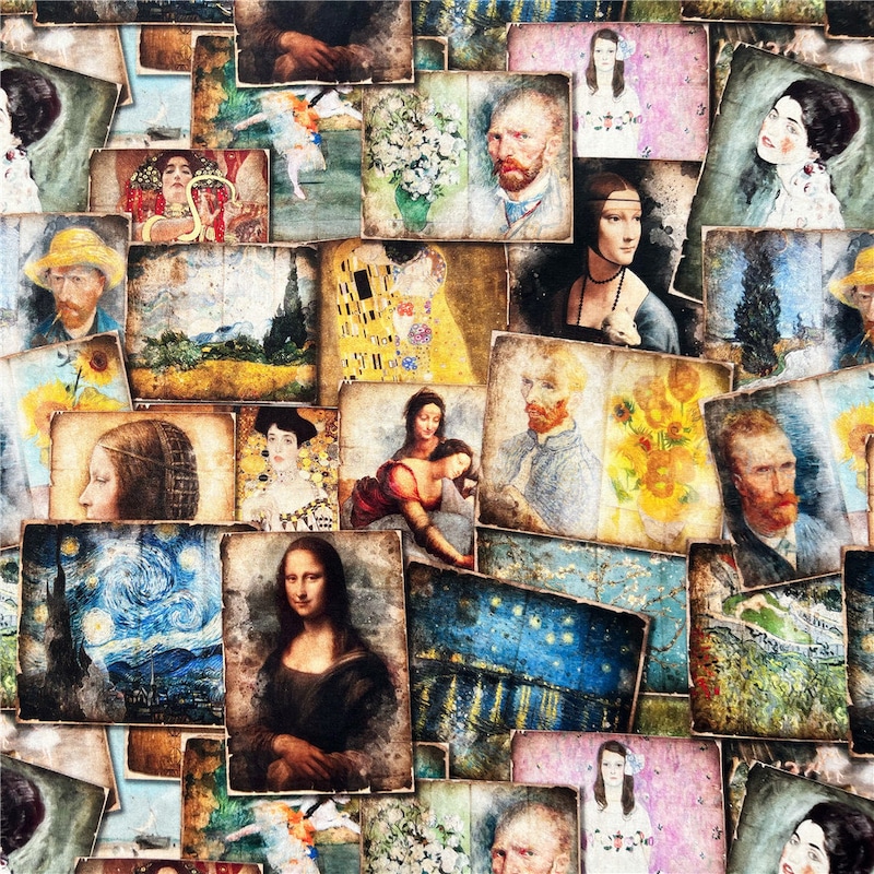 Famous Art Fabrics - Etsy