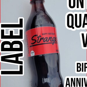 Sticker Label - Personalized Coke Label, Coke Bottle, Coke Label ...