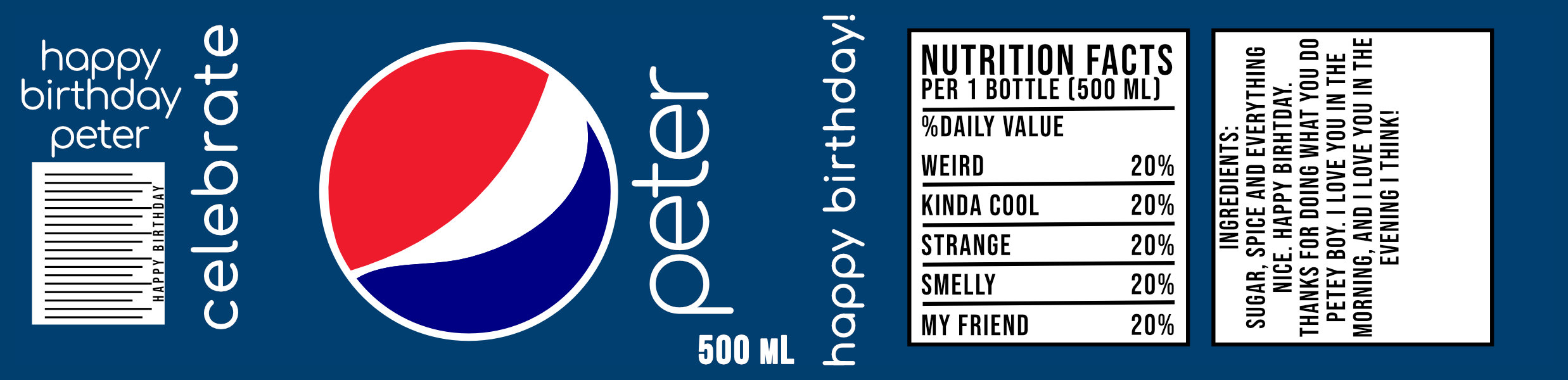 Digital Download - Personalized Pepsi Label, Pepsi Bottle, Pepsi Label ...