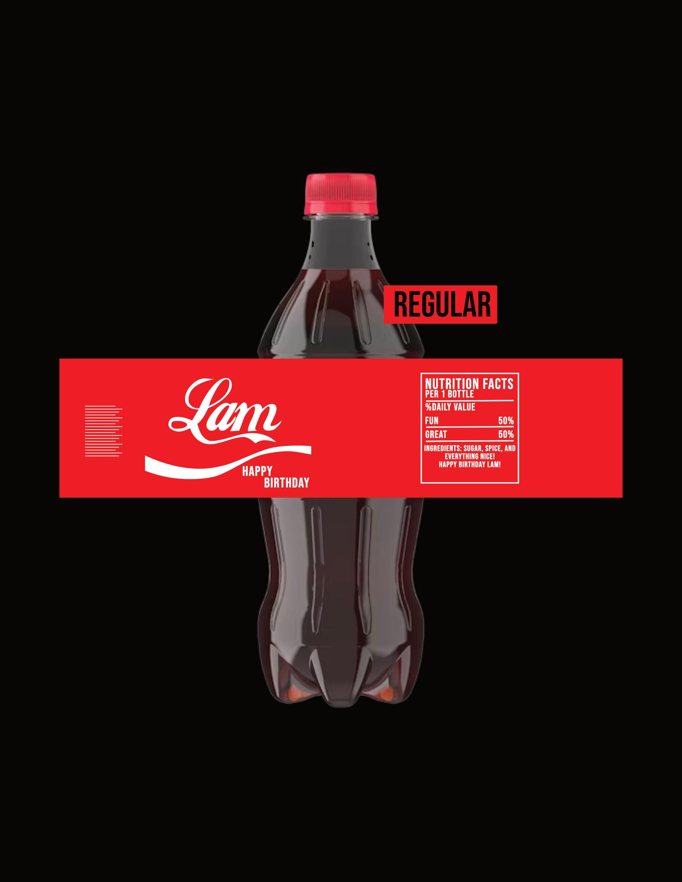 Sticker Label - Personalized Coke Label, Coke Bottle, Coke Label ...
