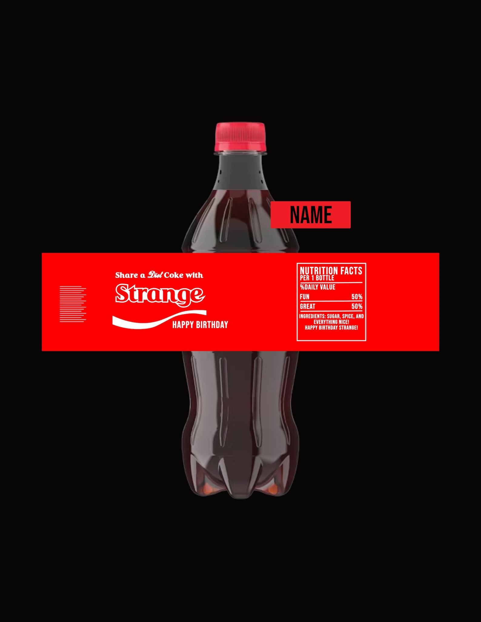 Personalized Coke Bottle Label: Custom Pop Label (digital Download) - Etsy