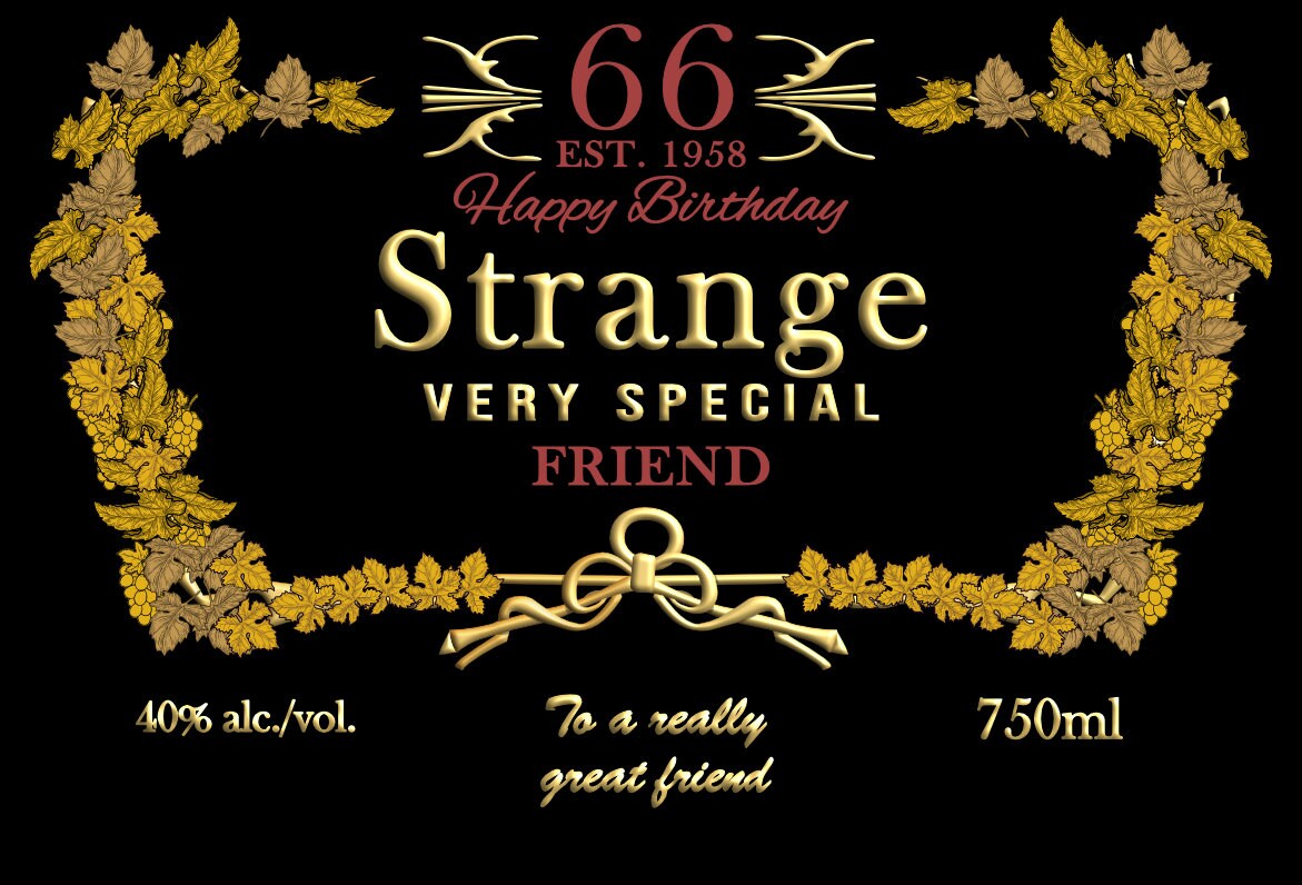 Digital Download - Cognac Label for Any Occasion! - Etsy