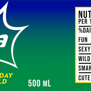 Digital Download - Personalized Sprite Label, Sprite Bottle, Sprite ...