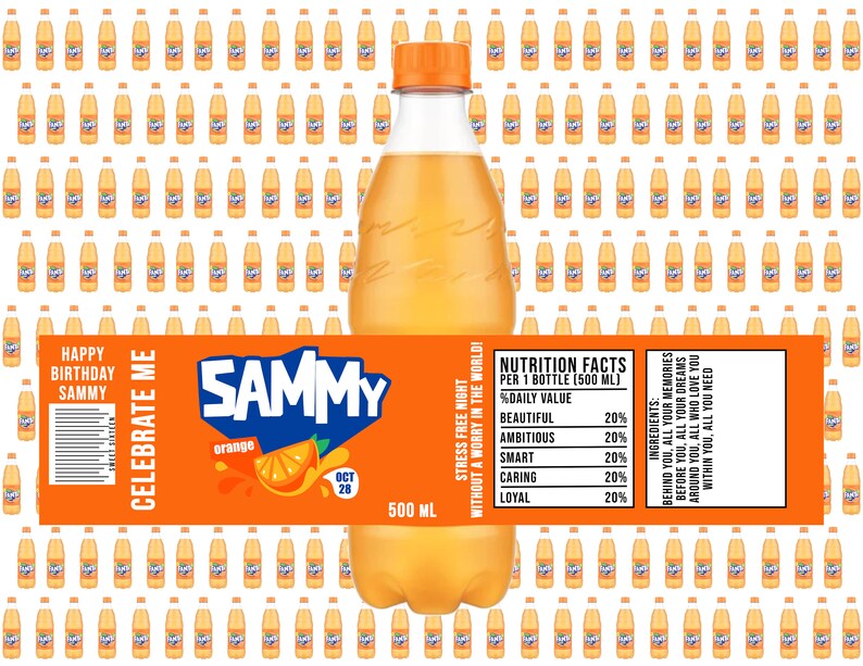 Digital Download Fanta Label for Any Occasion - Etsy
