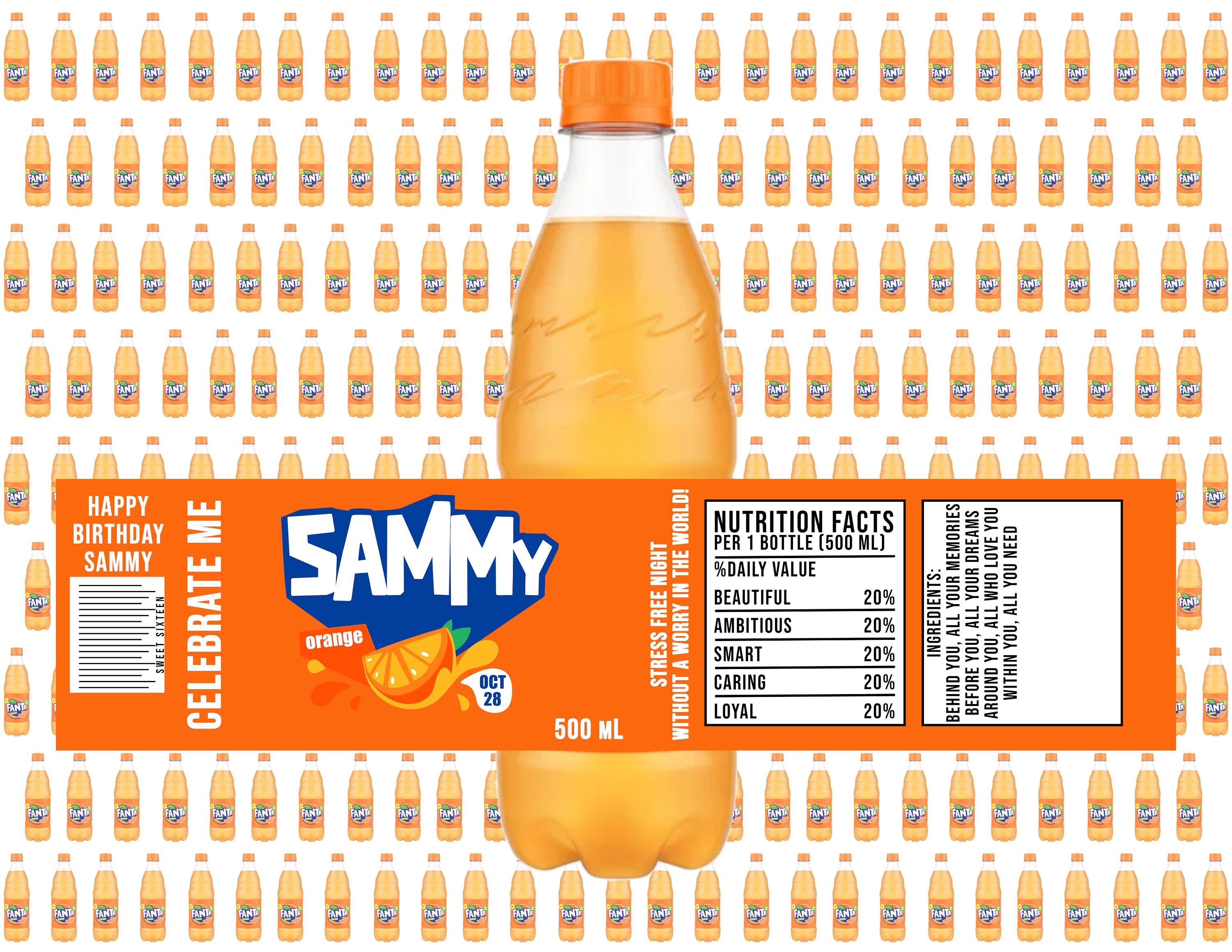Digital Download - Fanta Label for Any Occasion! - Etsy