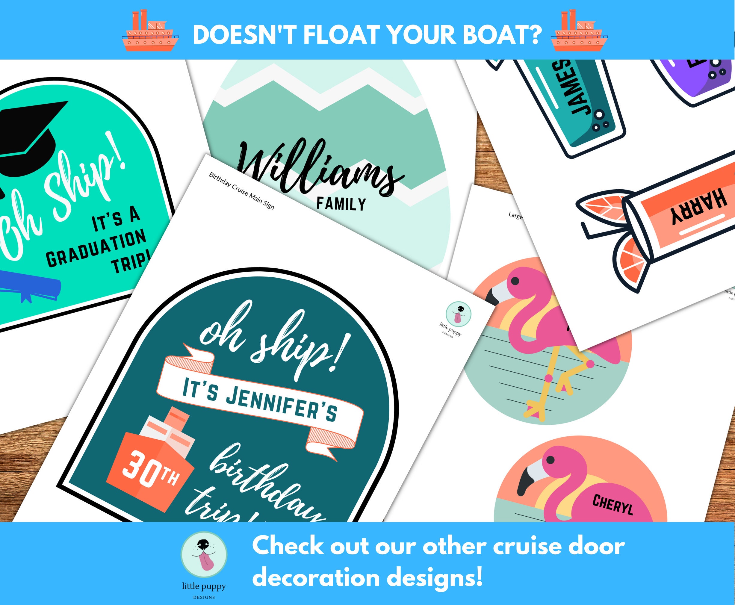 Cruise Door Decorations Printable Ultimate Magnet Bundle PDF - Etsy