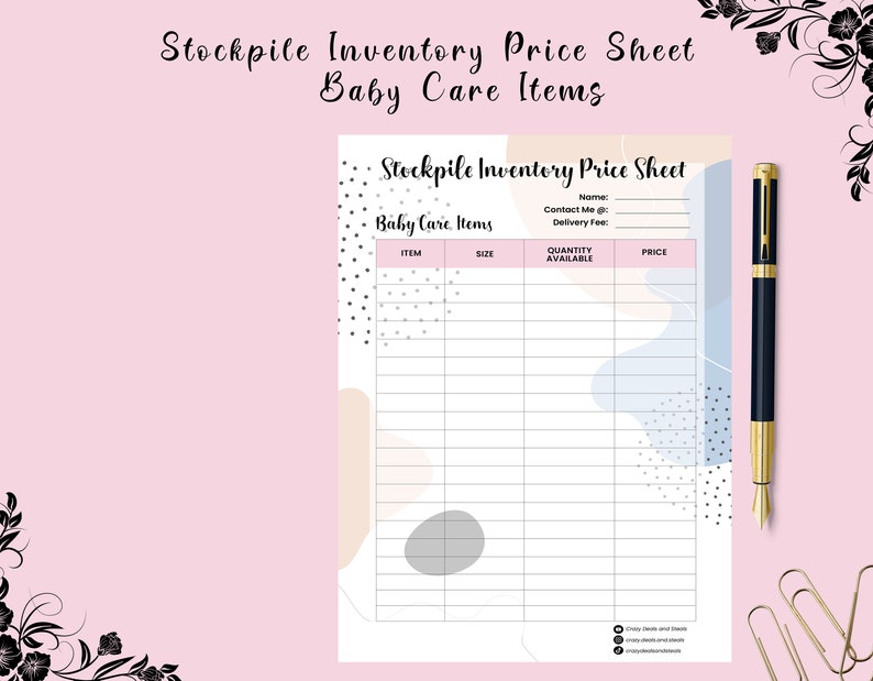 Couponing Bundle 13 Printable Templates - Digital Download - PDF File ...