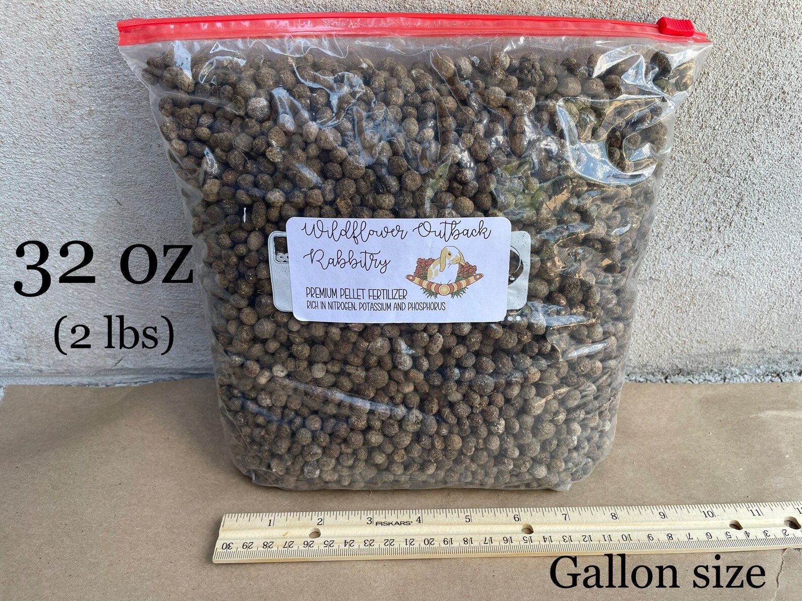 Rabbit Poop Fertilizer - Quart or Gallon Size - Etsy