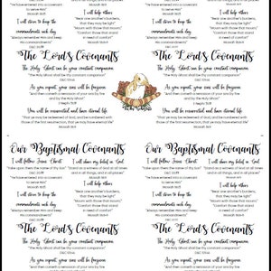 Baptism Covenants Printable - Church of Jesus Christ of Latter-day ...