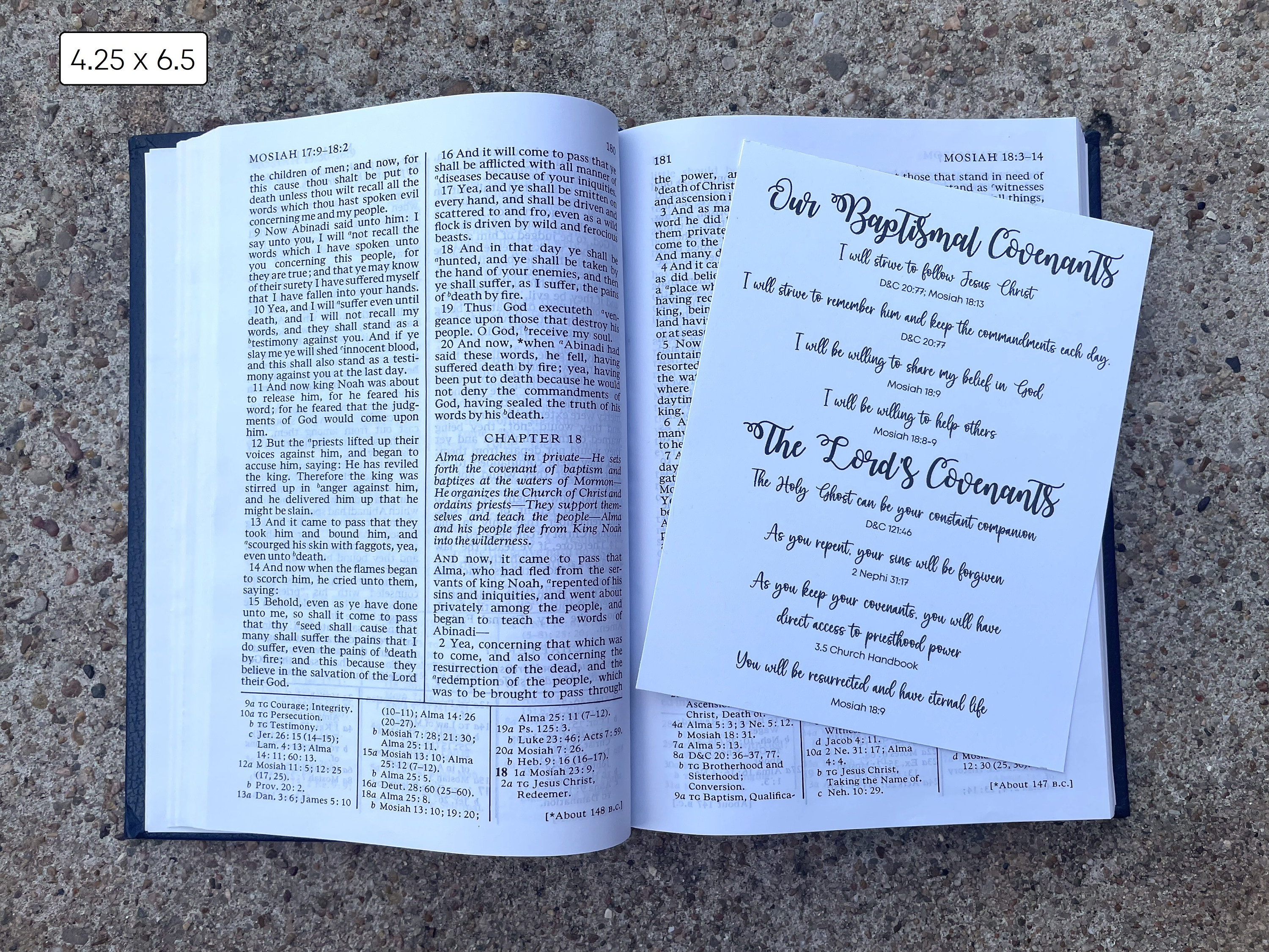 Baptism Covenants Printable - Church of Jesus Christ of Latter-day ...