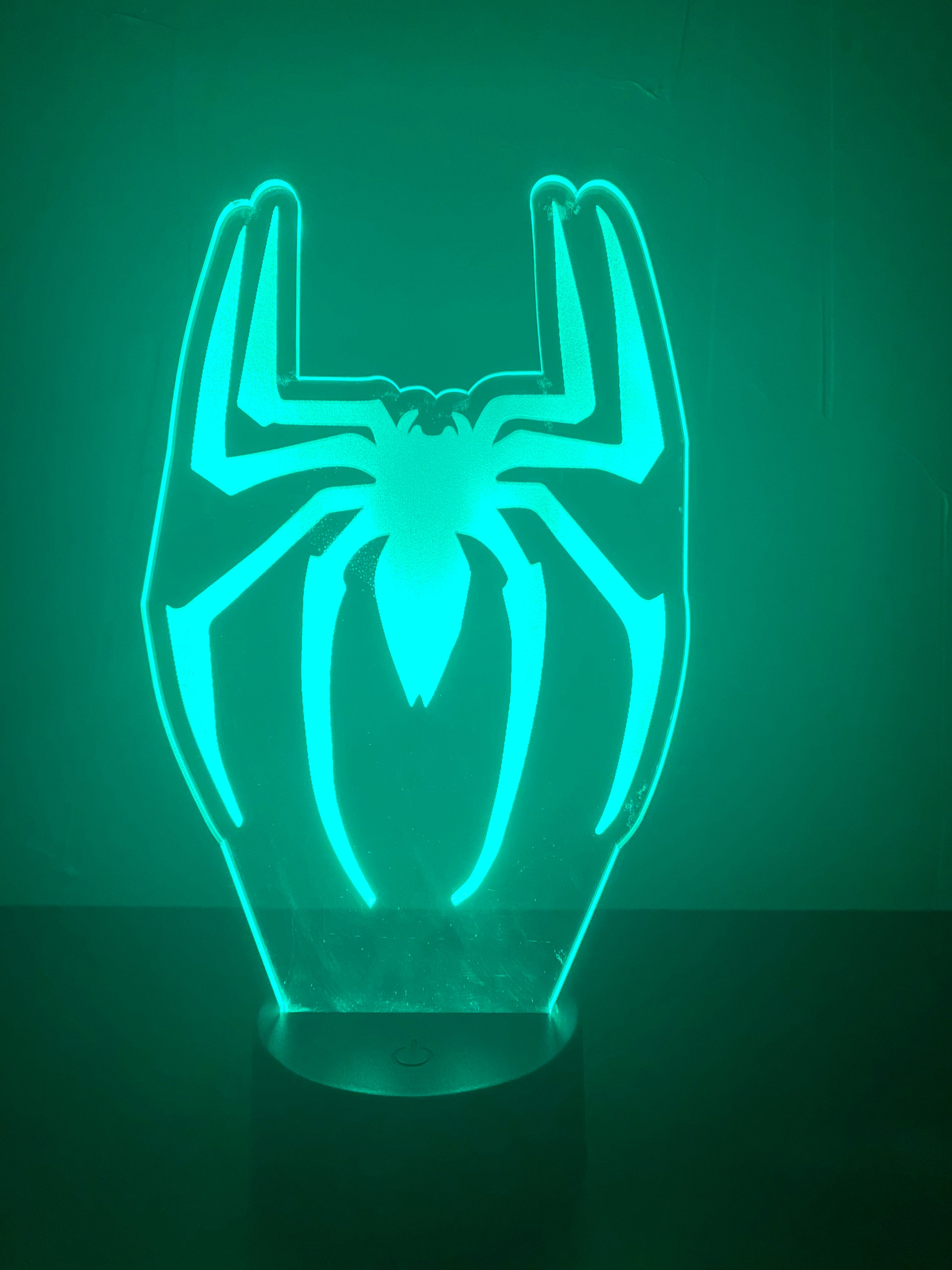 Spiderman Logo LED Nightlight - Etsy