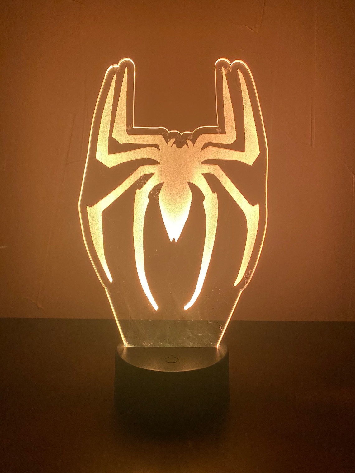 Spiderman Logo LED Nightlight - Etsy