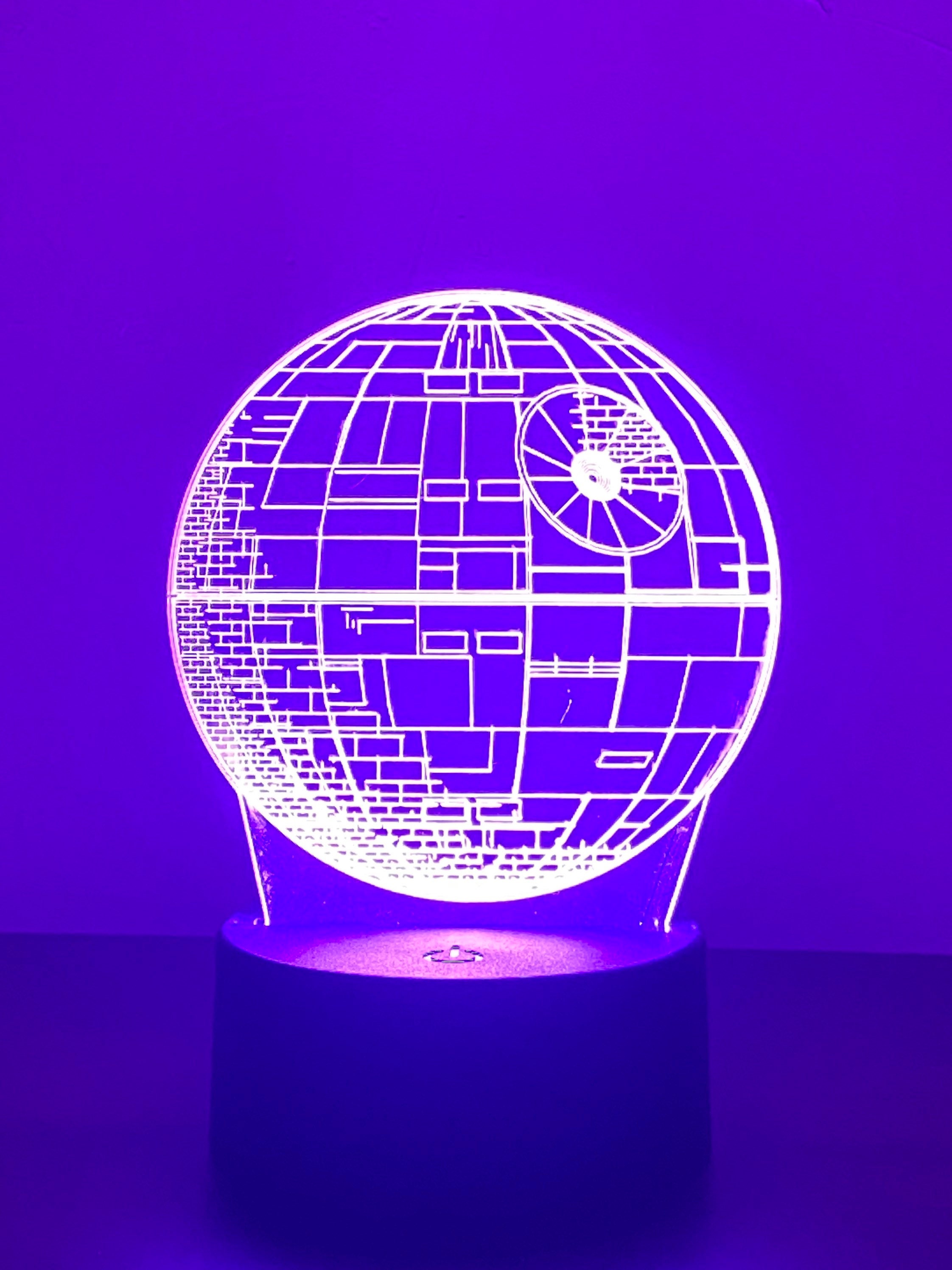 Star Wars Death Star LED Nightlight - Etsy