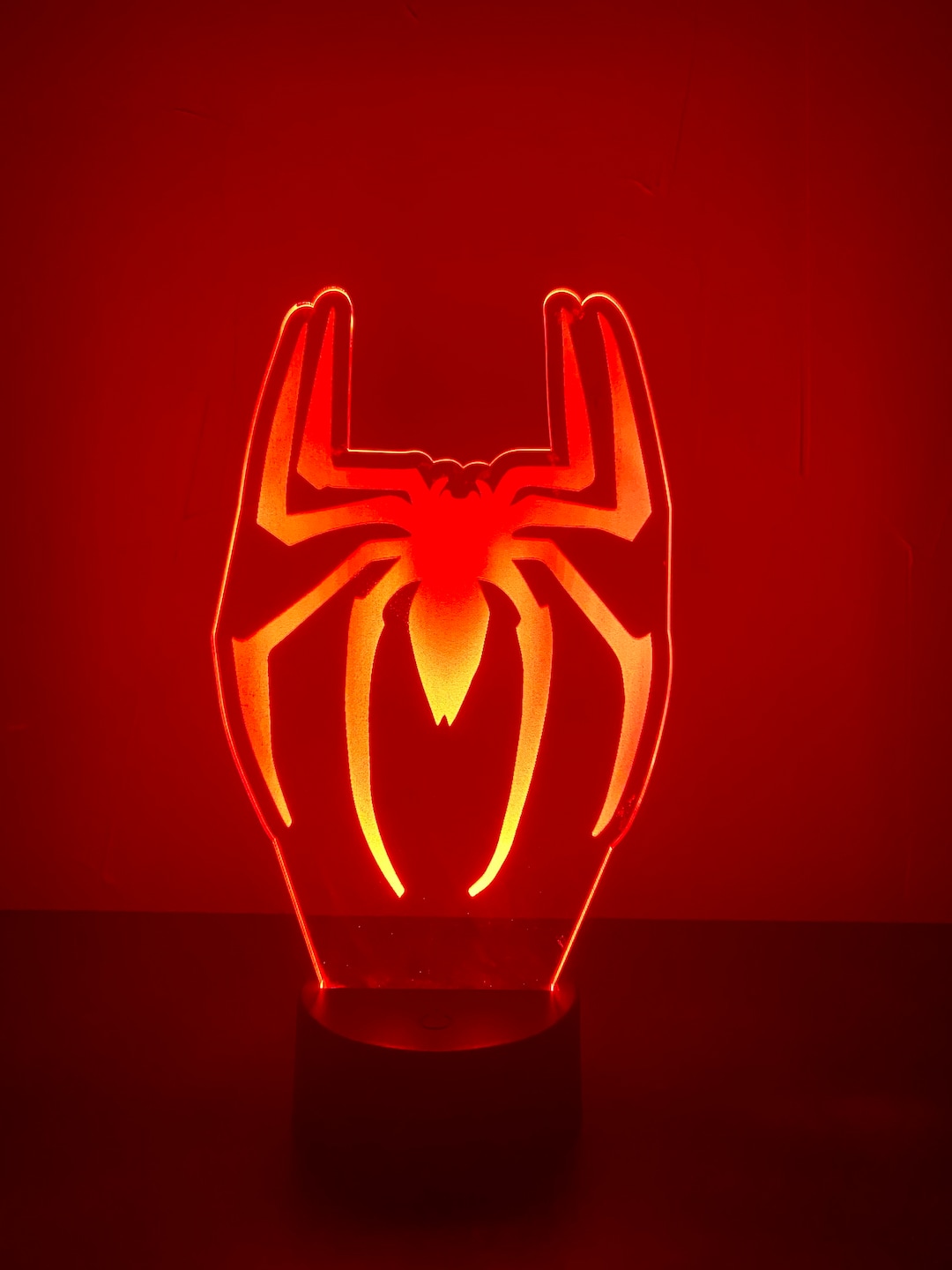 Spiderman Logo LED Nightlight - Etsy