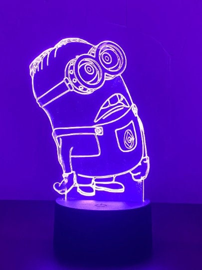 Personalized Minion LED Nightlight - Etsy