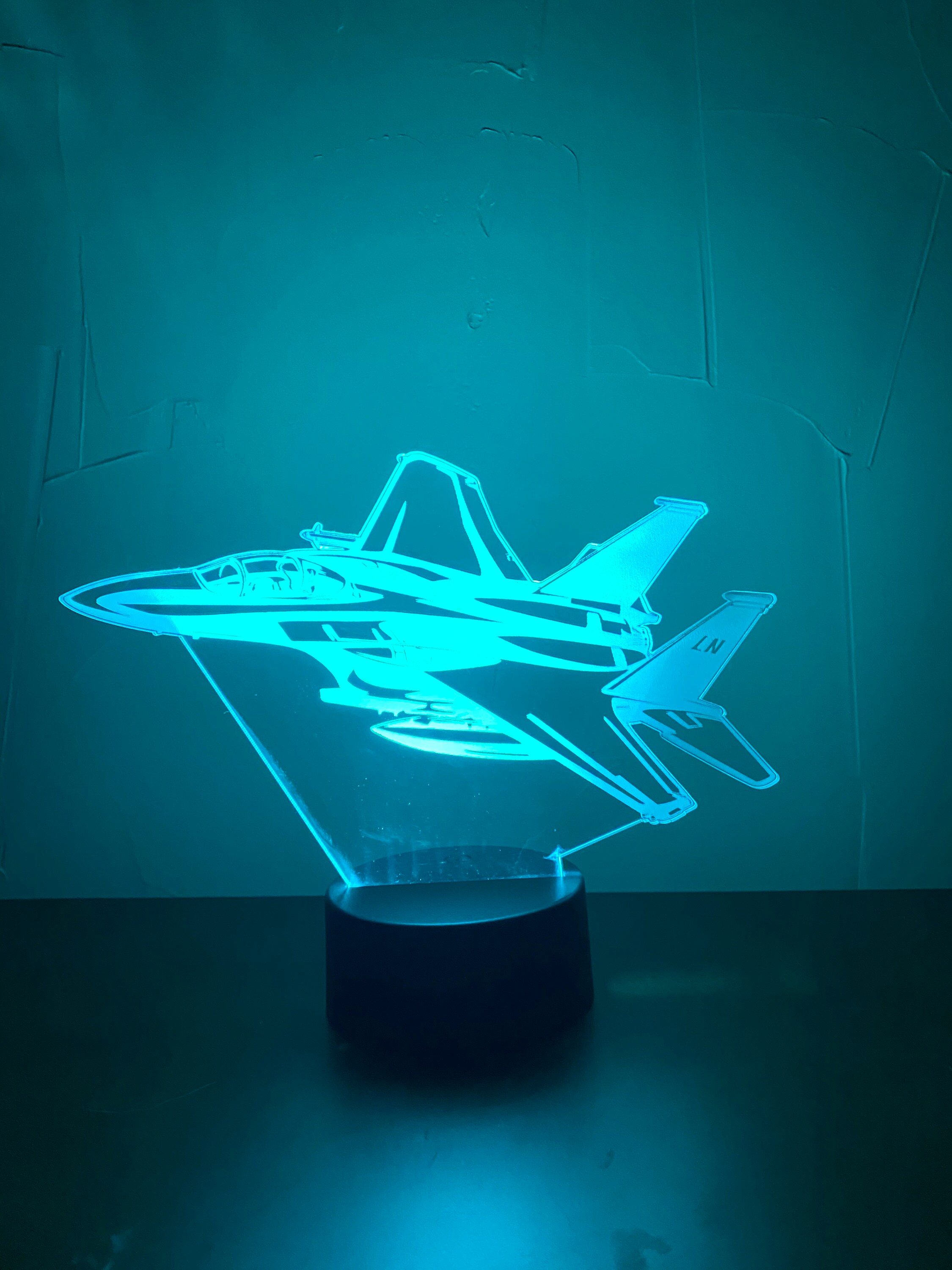 Personalized Large F-15 Eagle 3d Illusion Night Light - Etsy