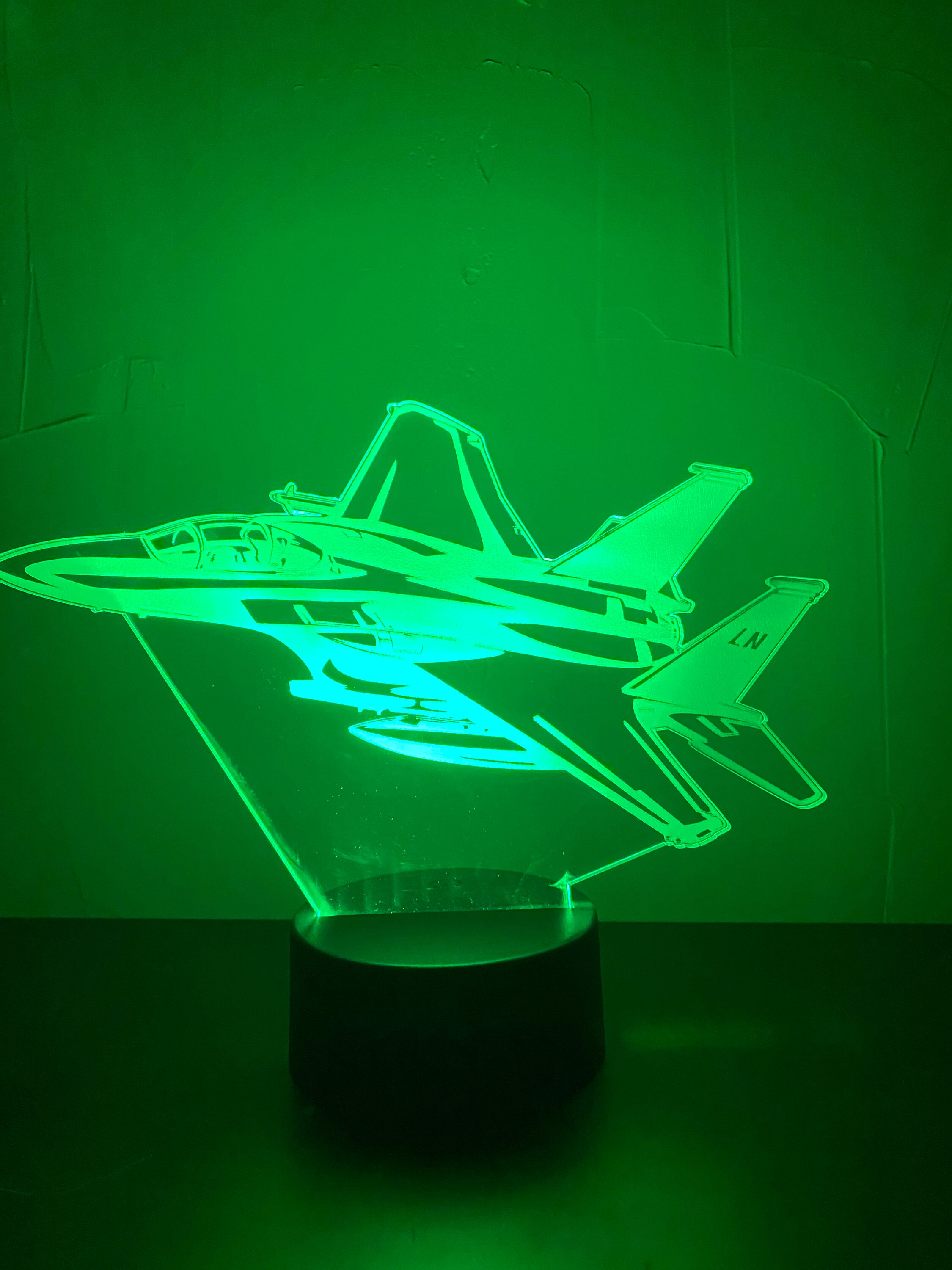 Personalized Large F-15 Eagle 3d Illusion Night Light - Etsy