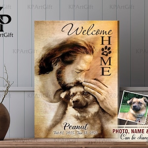 Jesus With Dog Painting, DIGITAL Download File, Jesus and Dog, Welcome ...