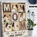 Personalized Mom/dad Photo Collage Canvas, Mother's Day Gifts for Mom ...
