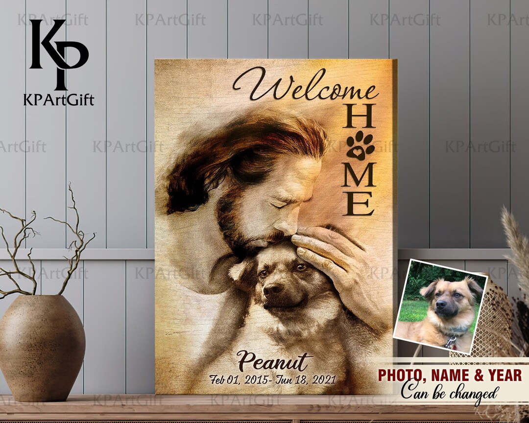 Jesus With Dog Painting DIGITAL Download File Jesus and Dog - Etsy