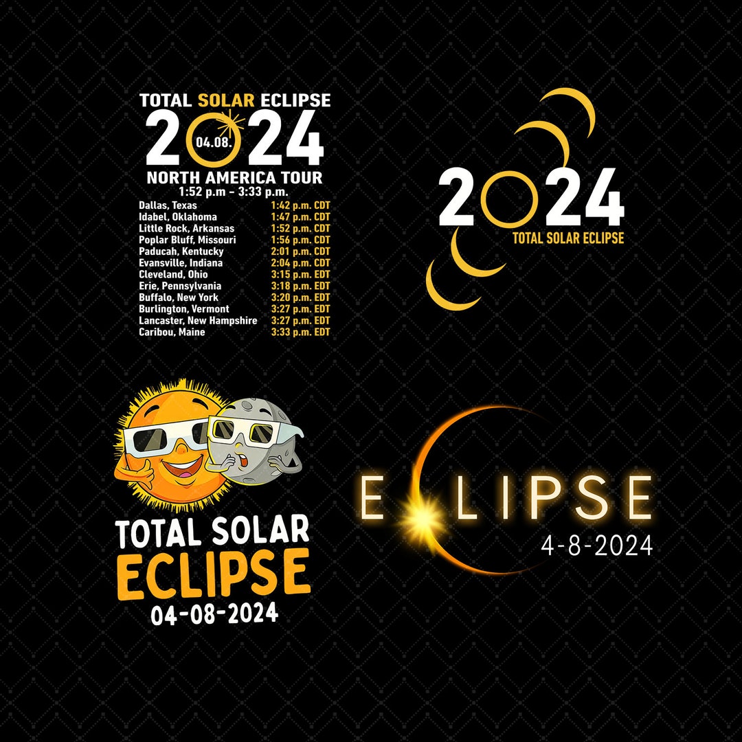 Total Solar Eclipse 2024 PNG Total Solar Eclipse April 8th 2024 PNG ...