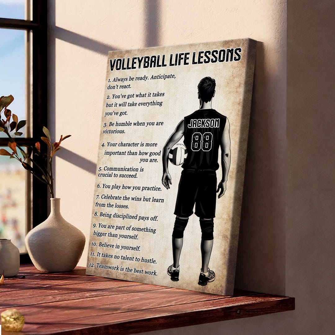 Volleyball Life Lessons for Men, Boy, Male – 12 Golden Rules for ...