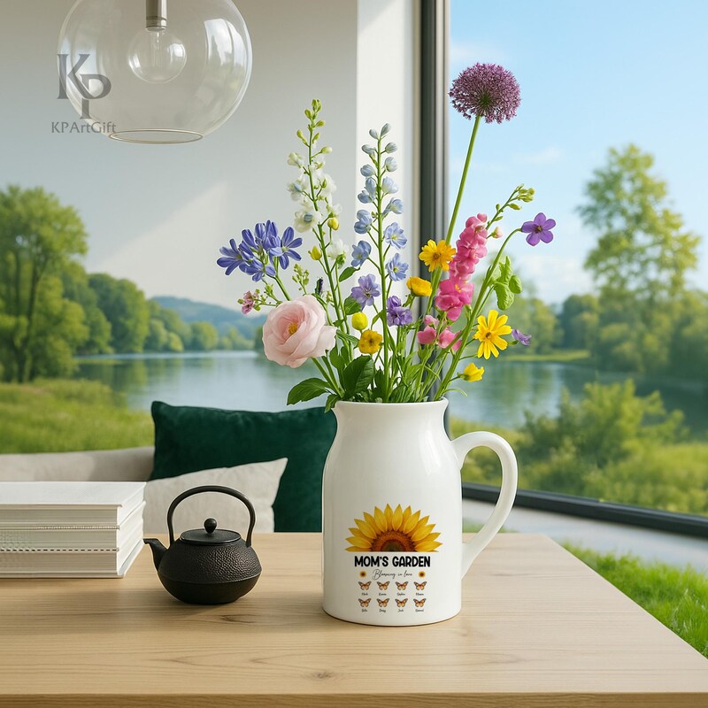 Sunflower Pitcher - Etsy