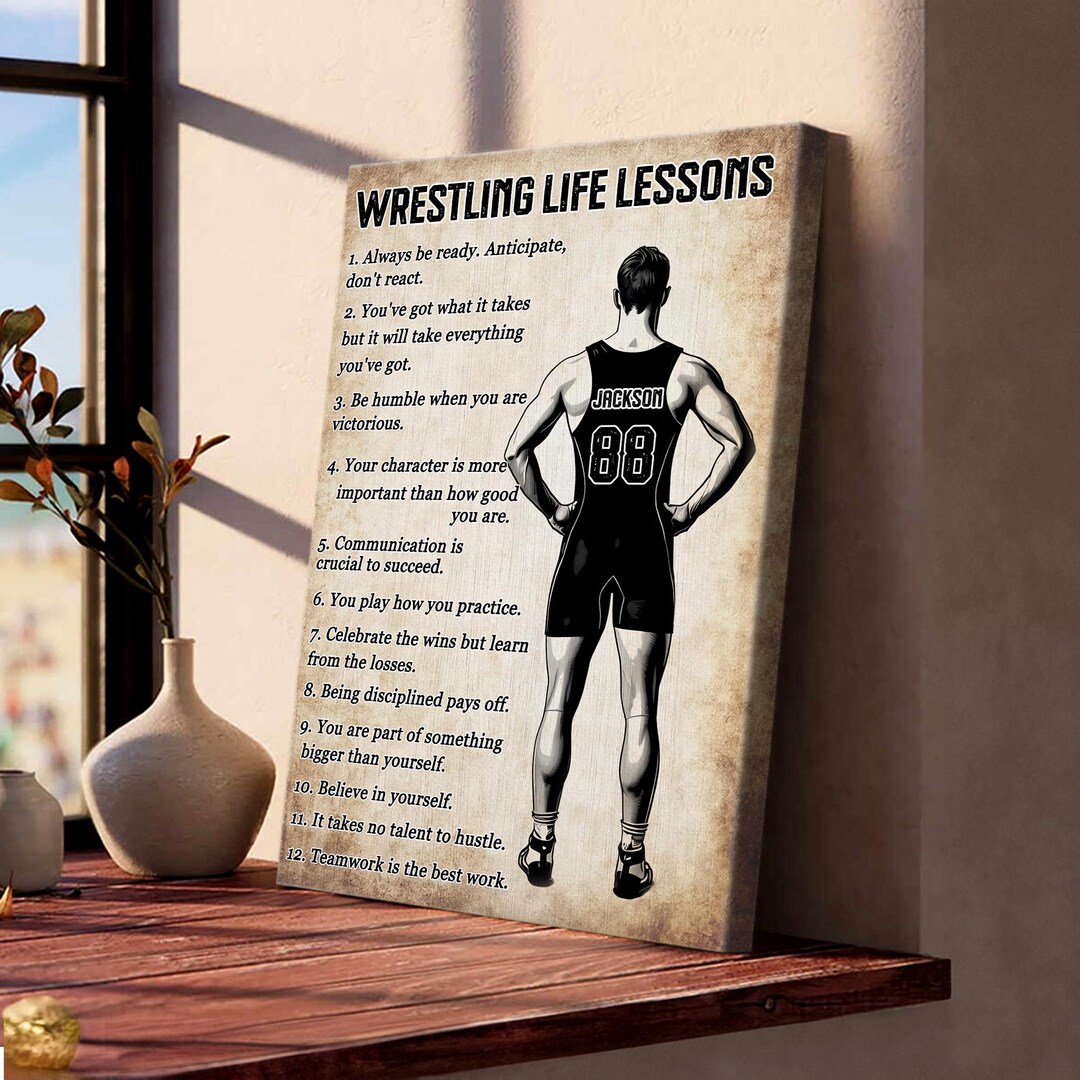 Wrestling Life Lessons for Men, Boy, Male – 12 Rules for Strength ...