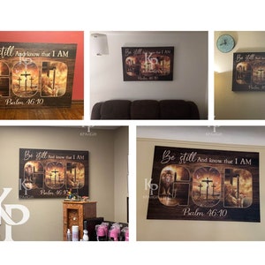 Be Still and Know That I Am God Canvas Art - Jesus Art Canvas ...
