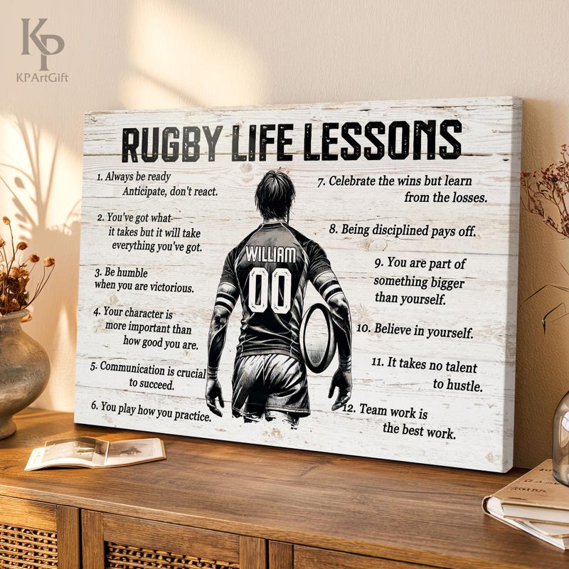 Rugby Art - Etsy
