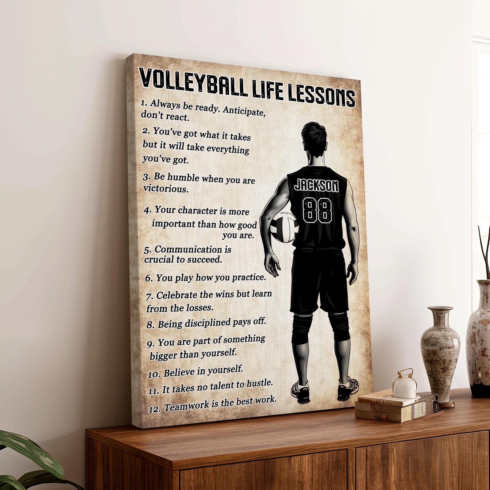 Volleyball Life Lessons for Men, Boy, Male – 12 Golden Rules for ...