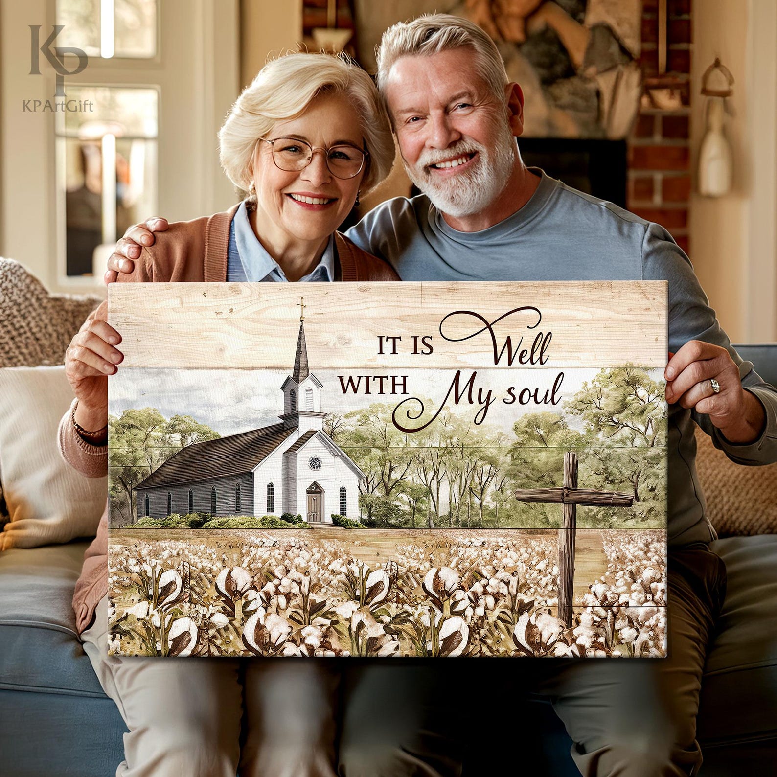Rustic Wooden Church Wall Art – Inspirational Christian Decor With ...