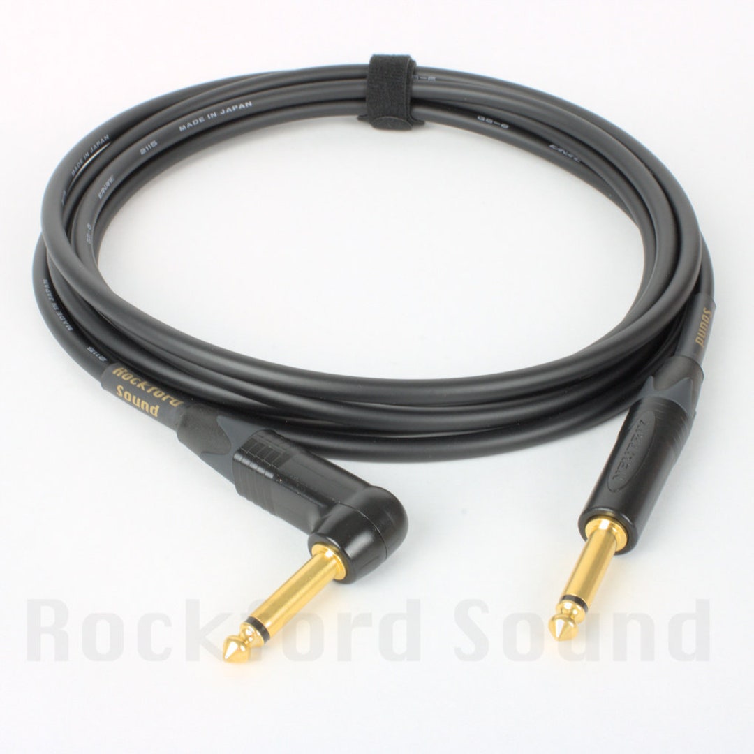 Canare GS-6 Guitar Cable | 1/4" to RA Gold Neutrik | Specify Length - Etsy