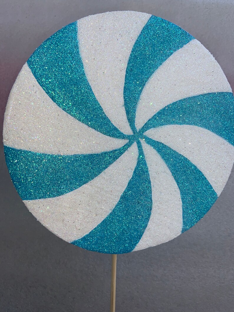 Large Peppermint Lollipop Fake Peppermint Lollipop Christmas - Etsy