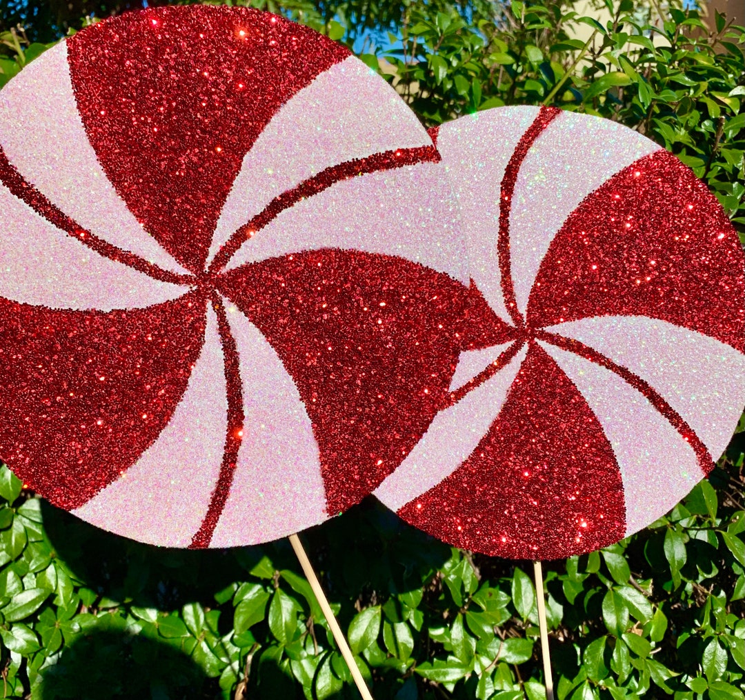 Large Peppermint Lollipop. Fake Peppermint Lollipop. Yaya - Etsy