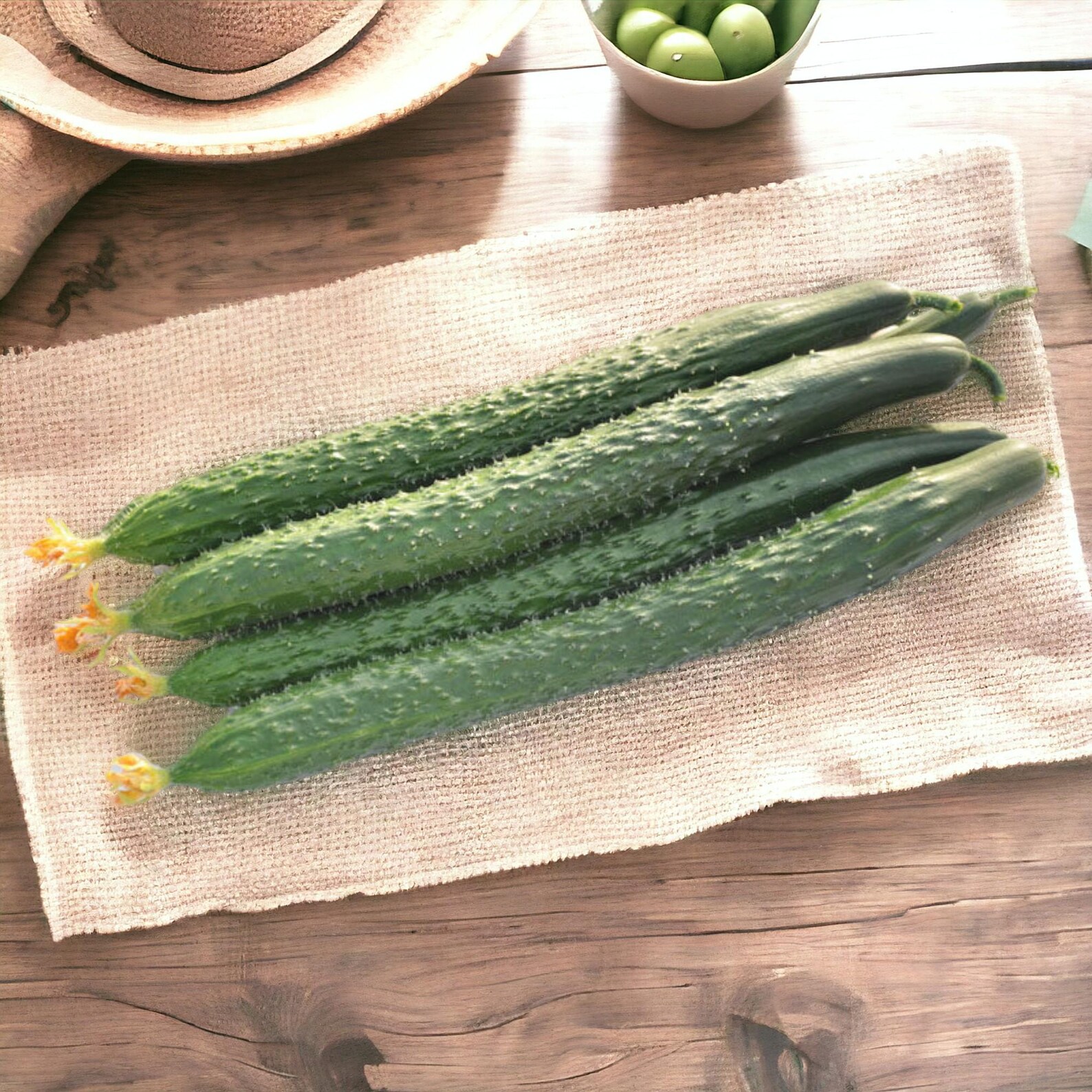 60pcs Asian Suyo Long Cucumber Seeds – Heirloom, Non-gmo – China Long ...