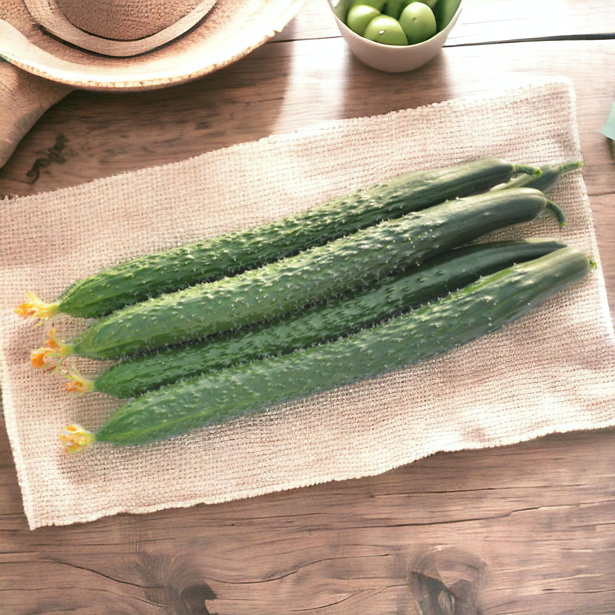 60pcs Asian Suyo Long Cucumber Seeds – Heirloom, Non-gmo – China Long ...