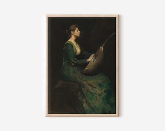 Lute Art Painting - Etsy