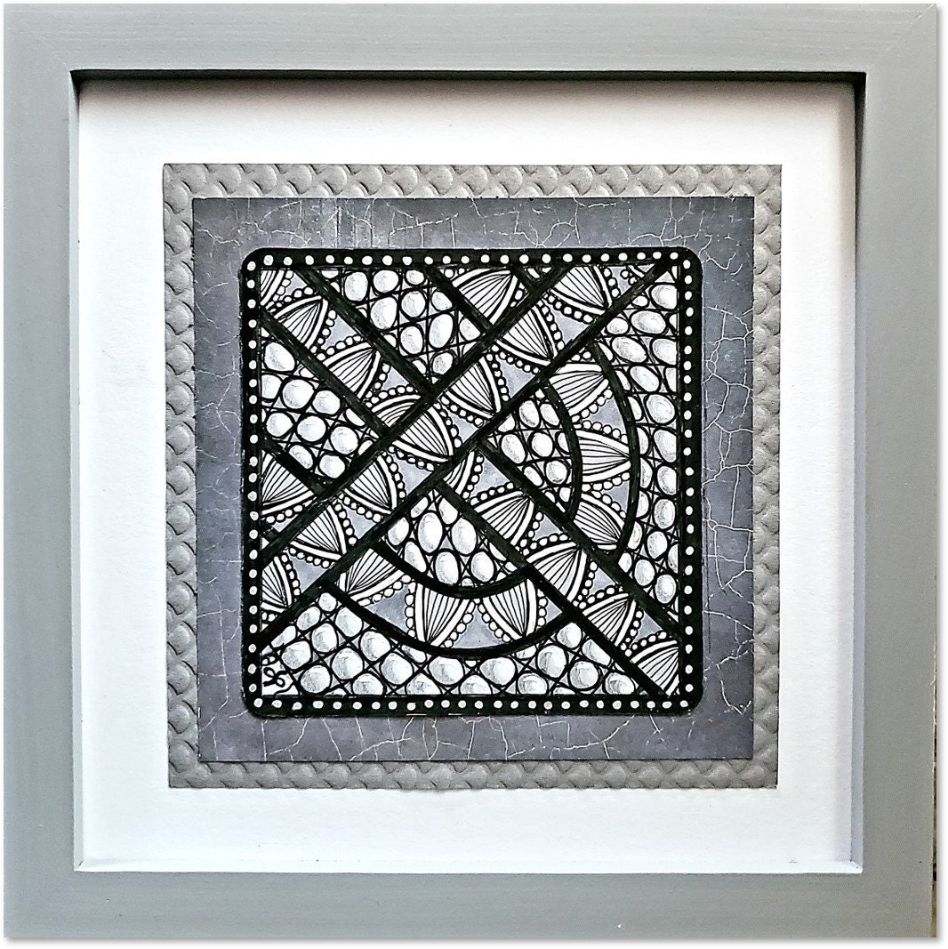 ZIA (zentangle-inspired Art) #0091 - Etsy