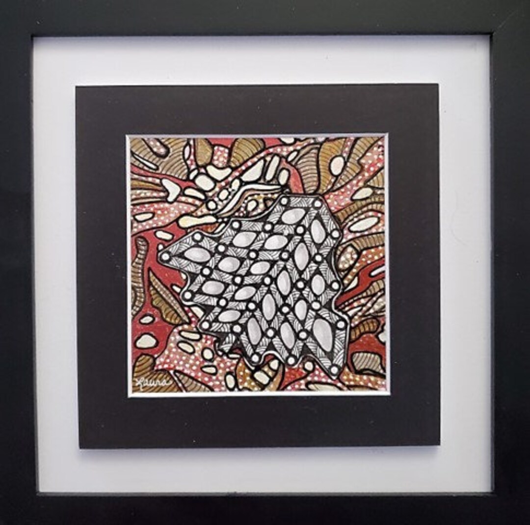 Original “an Alien Spaceship”, Mixed Media Piece, Colored Pencil, Pen ...