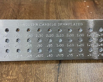 Tungsten Carbide Draw Plate - Etsy