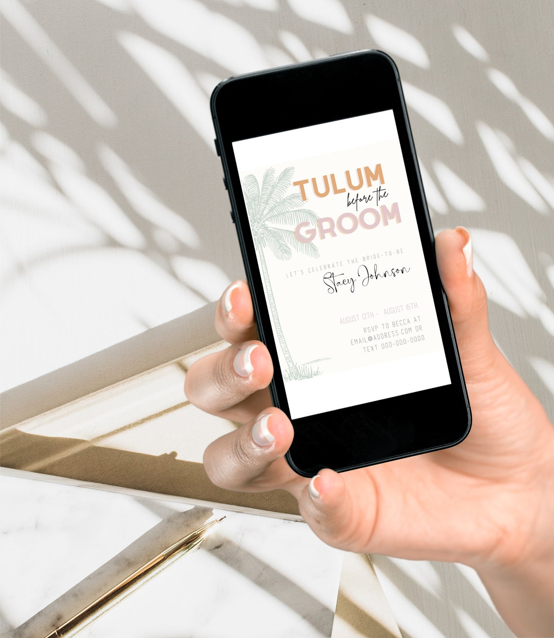 Tulum Bachelorette Party Invitation Tulum Bach Invite - Etsy