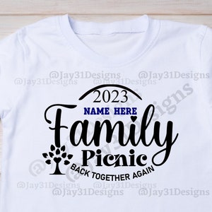 Family Picnic Svg Back Together Again Svg Reunion Svg - Etsy