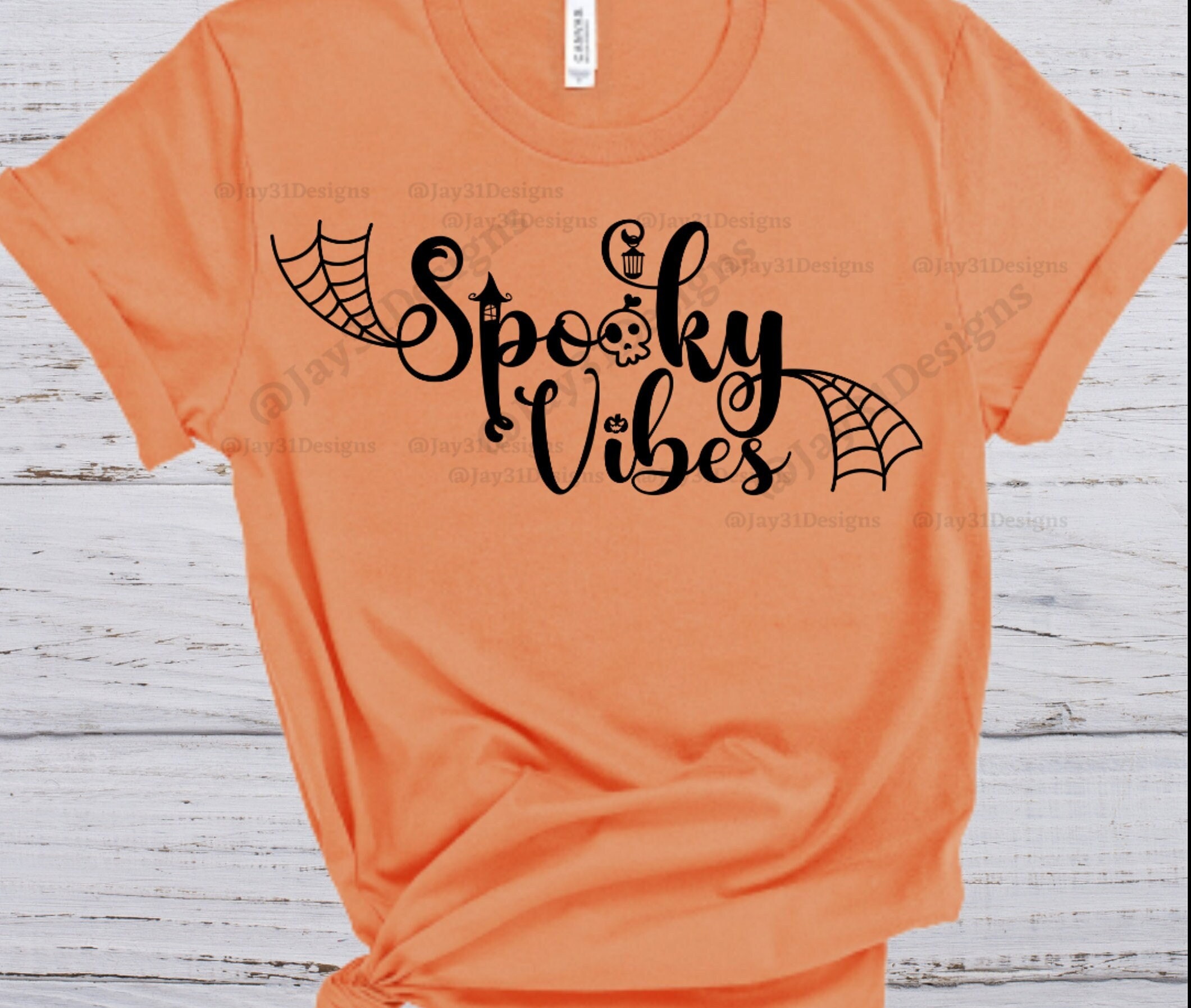 Spooky Vibes SVG, Spooky SVG, Crucit Cut File, Spooky Png - Etsy