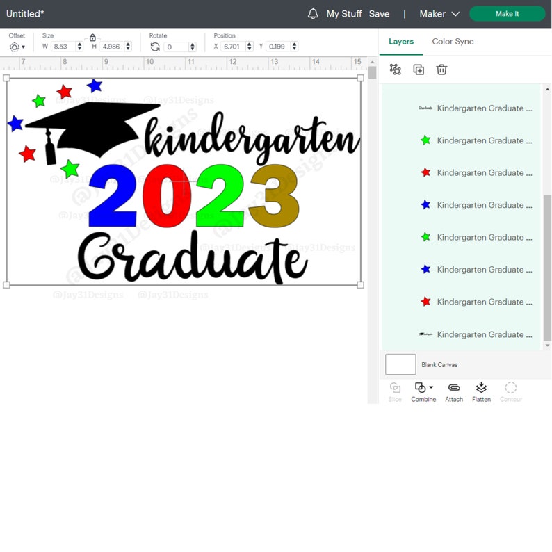 Kindergarten Graduate SVG Kindergarten Graduation Class of - Etsy
