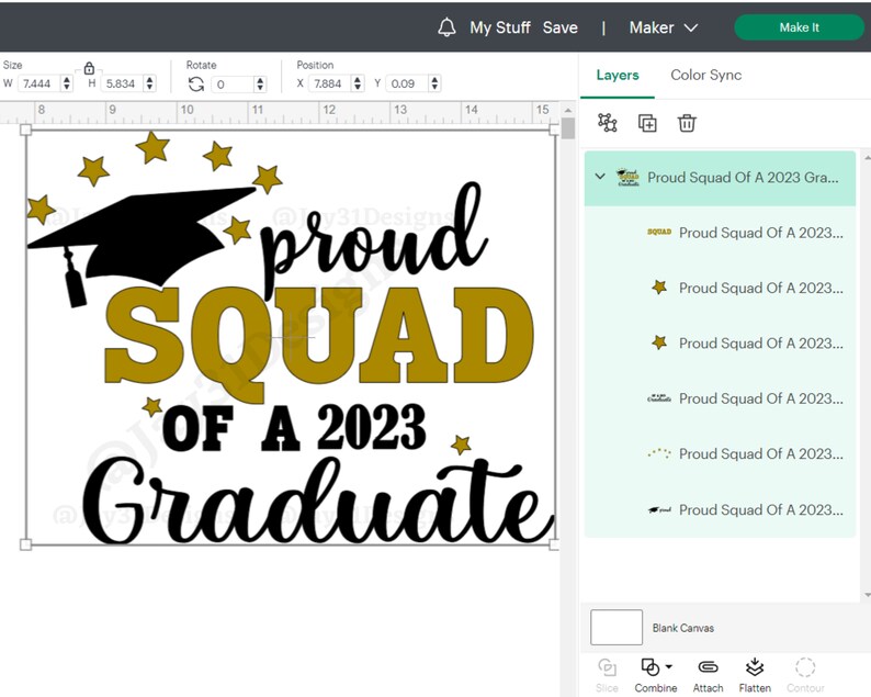Proud Squad of a 2023 Graduate Svg, Proud Family of a 2023 Graduate Svg ...