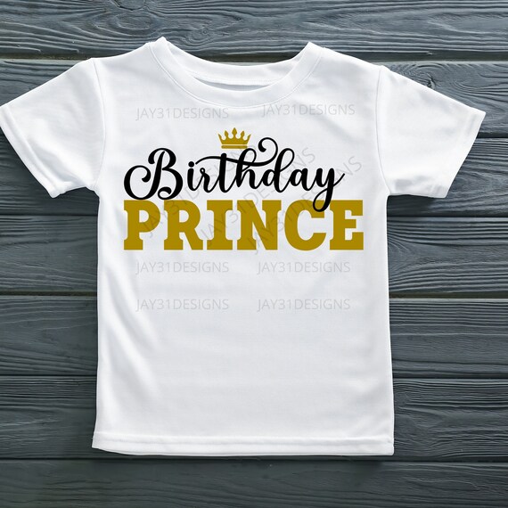 Birthday Prince SVG Birthday Boy Svg Birthday SVG Cricut - Etsy