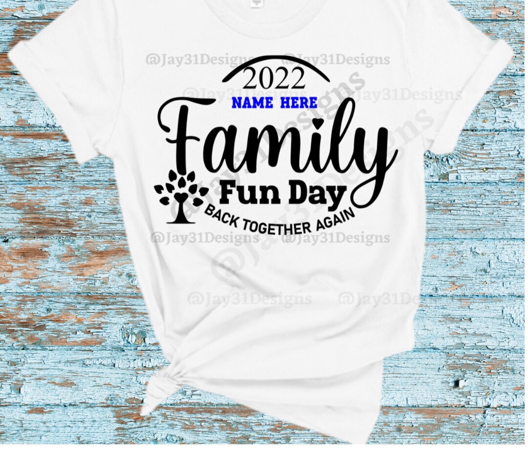 Family Fun Day Svg Back Together Again Svg Reunion Svg - Etsy
