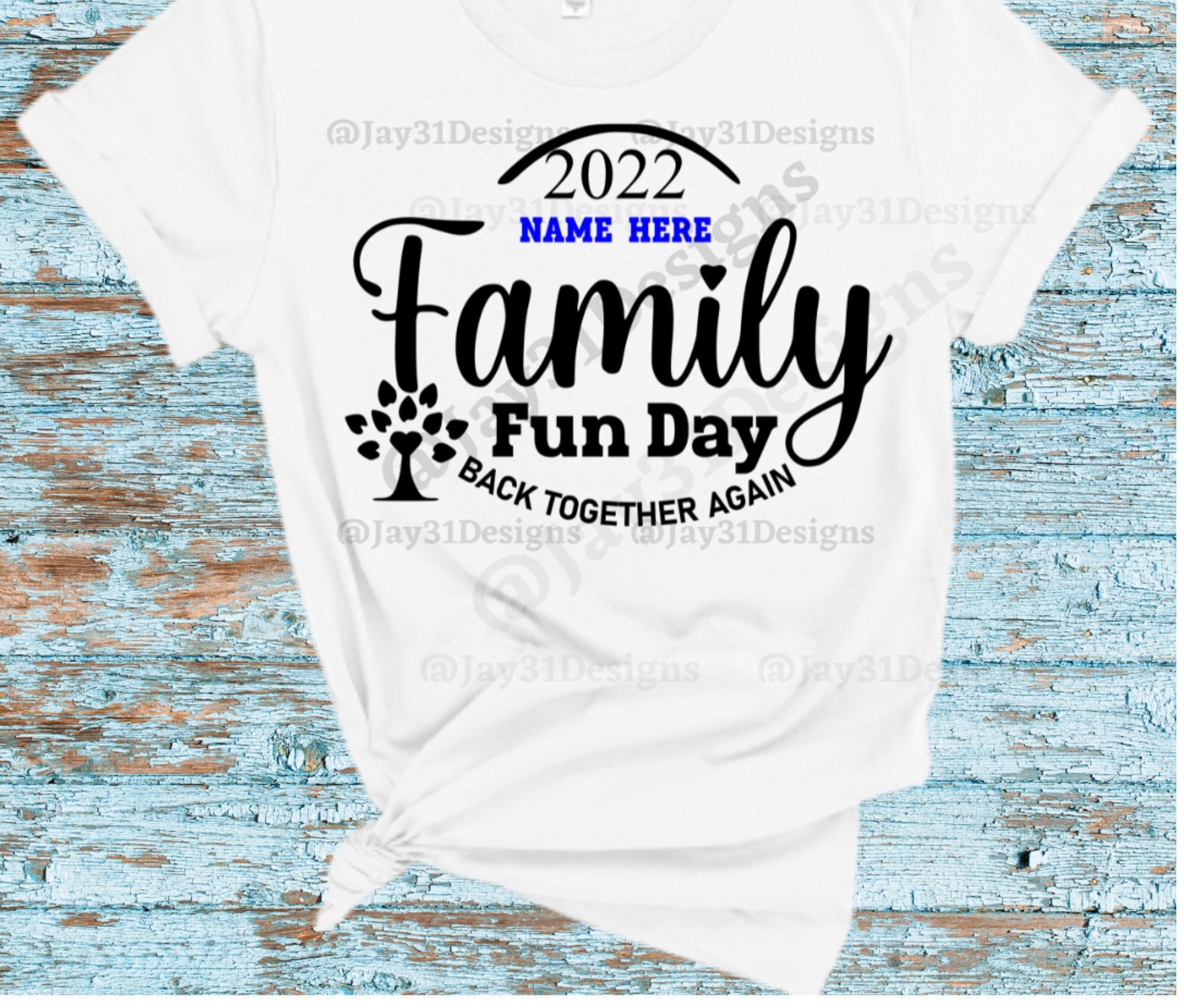 Family Fun Day Svg Back Together Again Svg Reunion Svg - Etsy